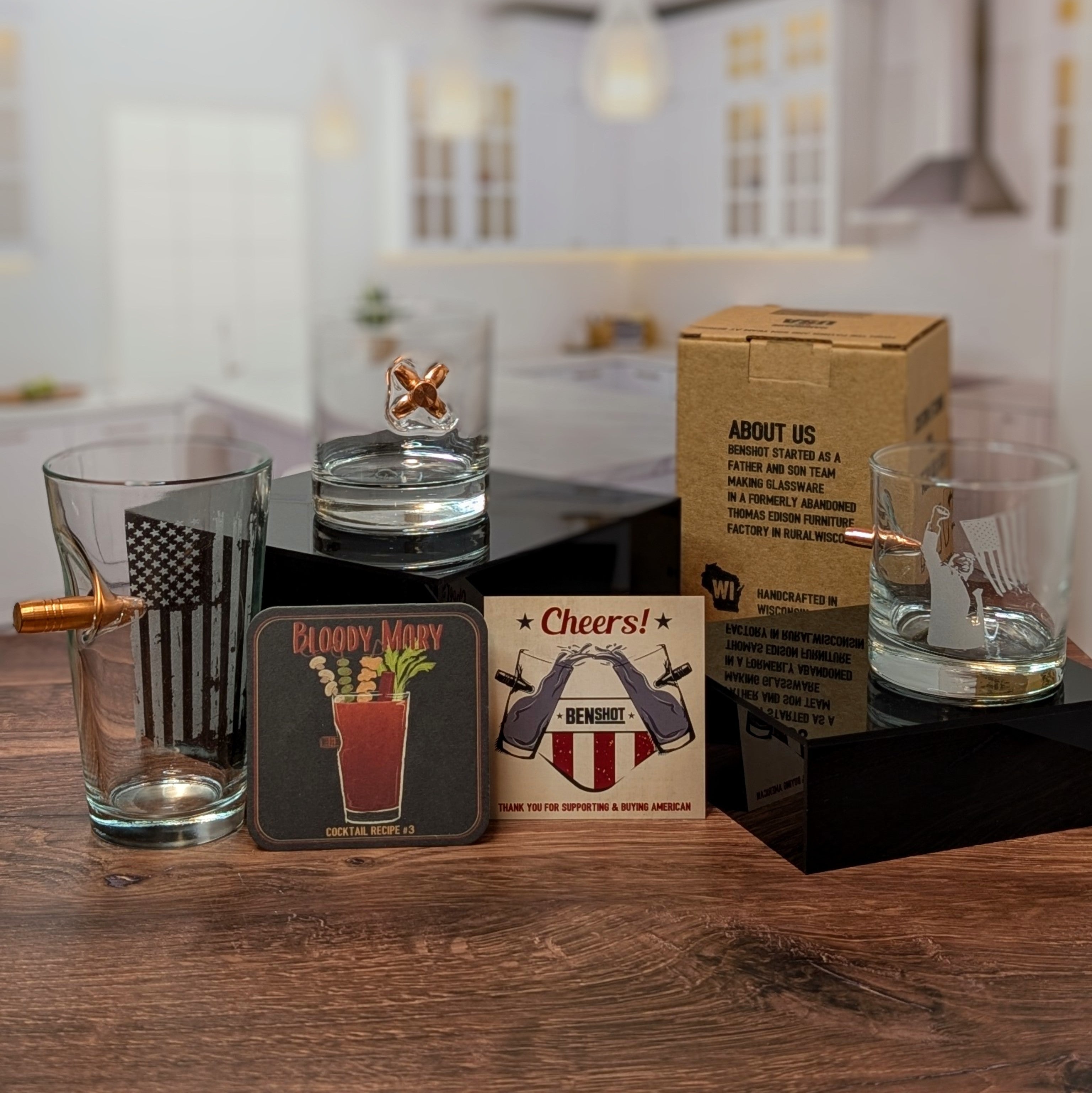 BenShot - Unique Handcrafted Glassware with Real Bullets – 317 Creative ...